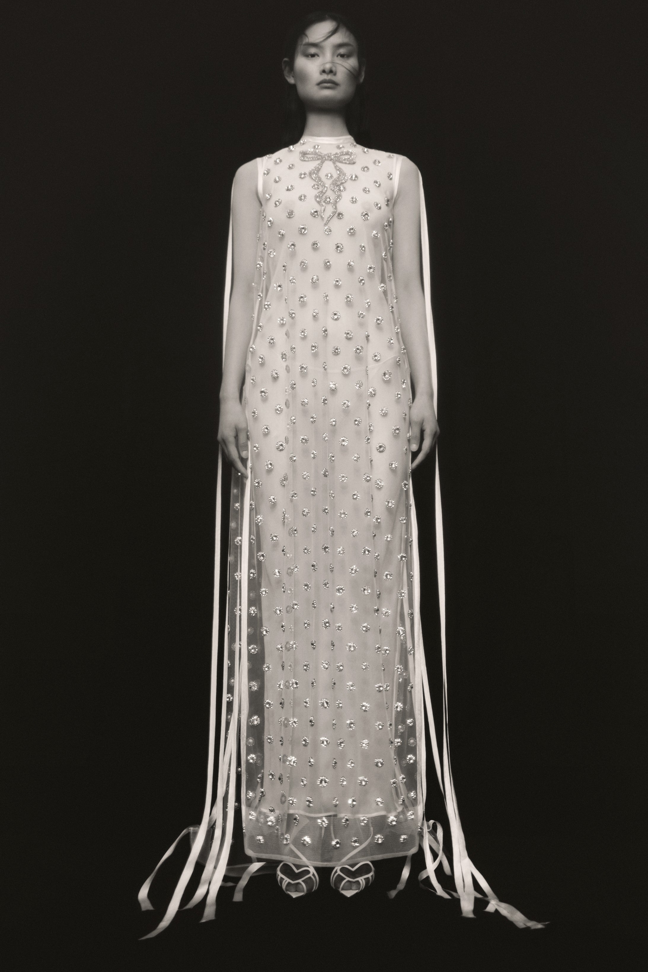 CRYTAL COLUMN DRESS – juan-vidal